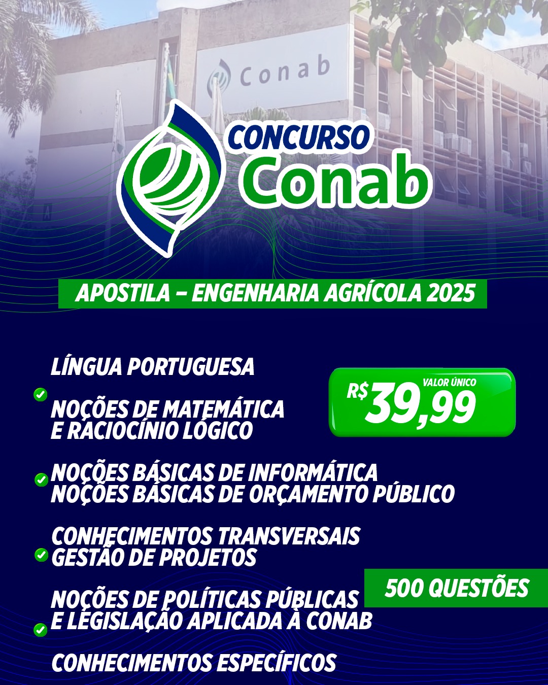 Apostila Concurso Unificado Pernambuco 2025 - Bloco 3 - Nível Médio...