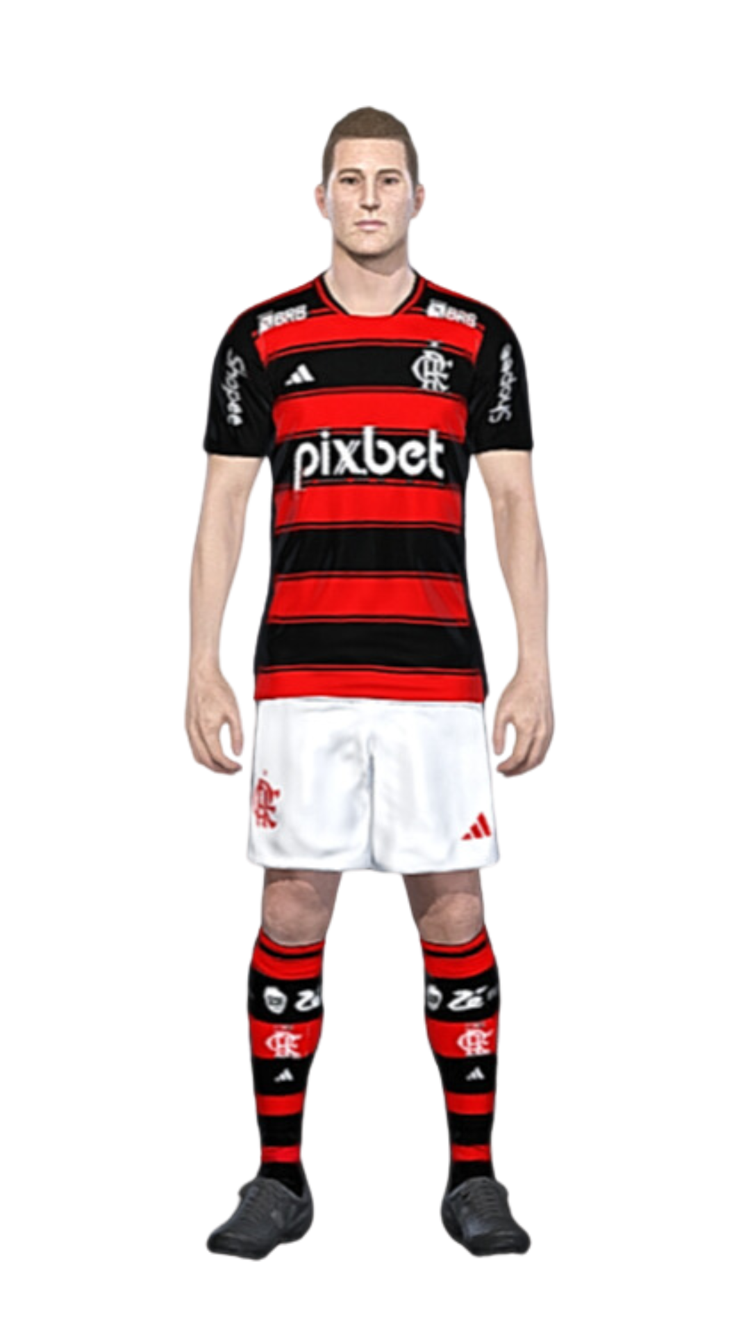 Flamengo Kit do uniforme 2025 para PES2018 Ps3 - Felipe Douglas | H...