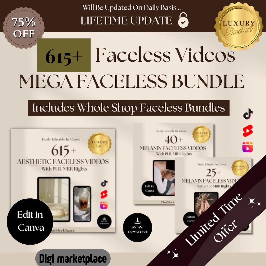 Mega faceless video bundle