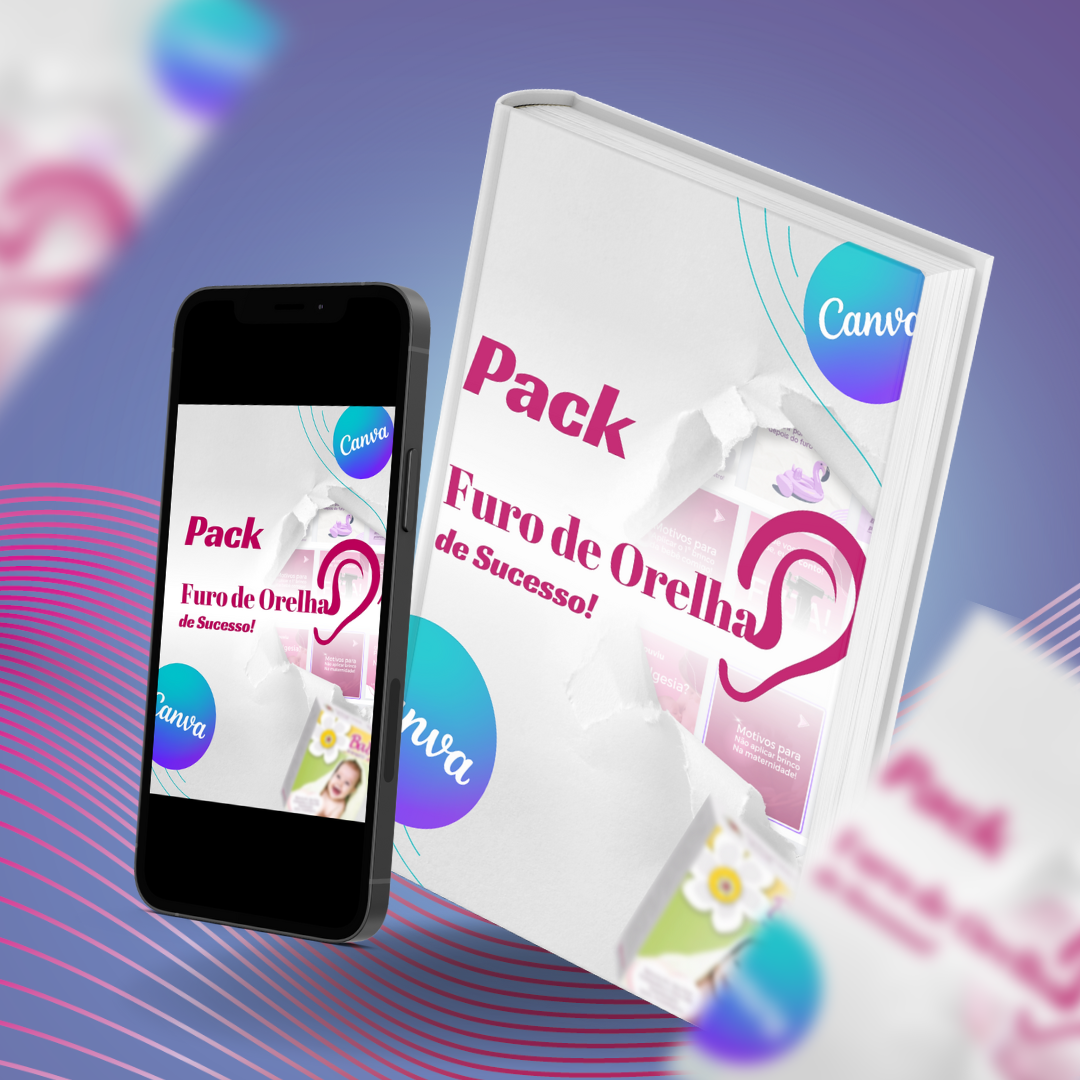 Pack Canva Furo de Orelha de Sucesso - Fernanda Aires da Silva | H...