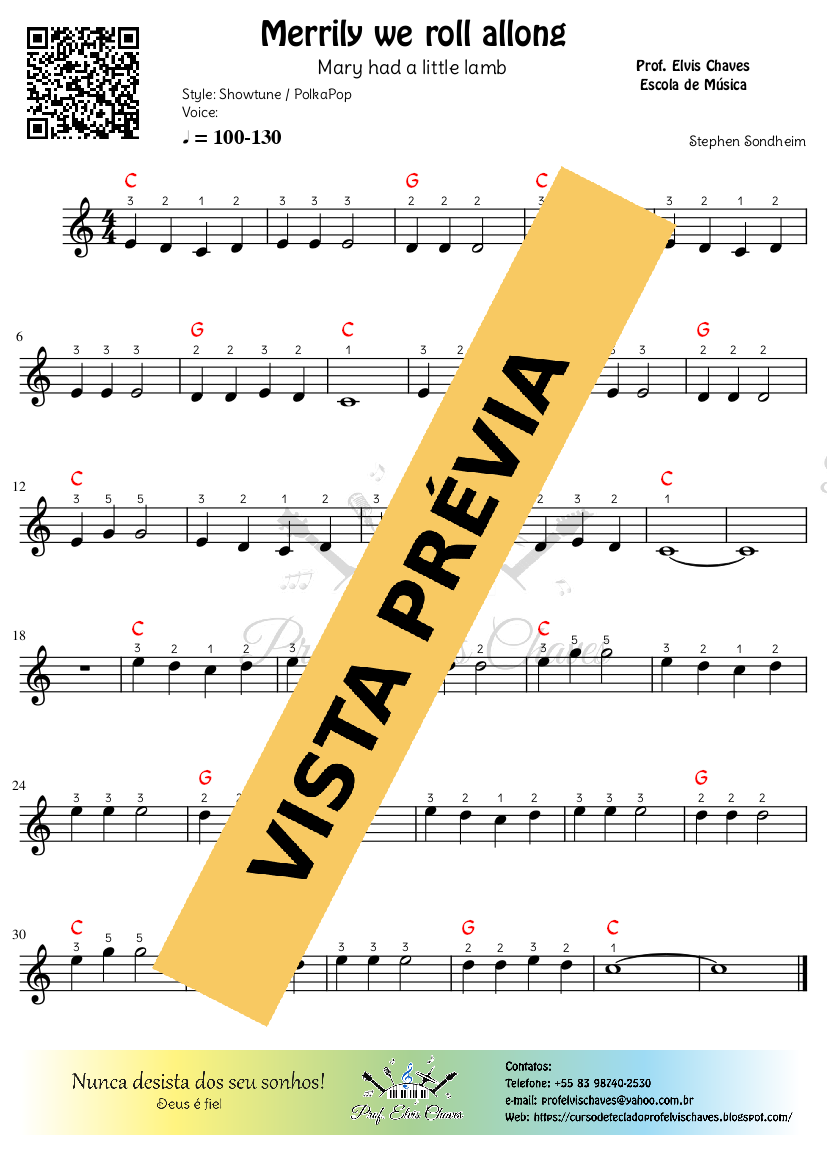 🎼 Merrily we roll allong - Mary had a little lamb - 202 - Tutorial...