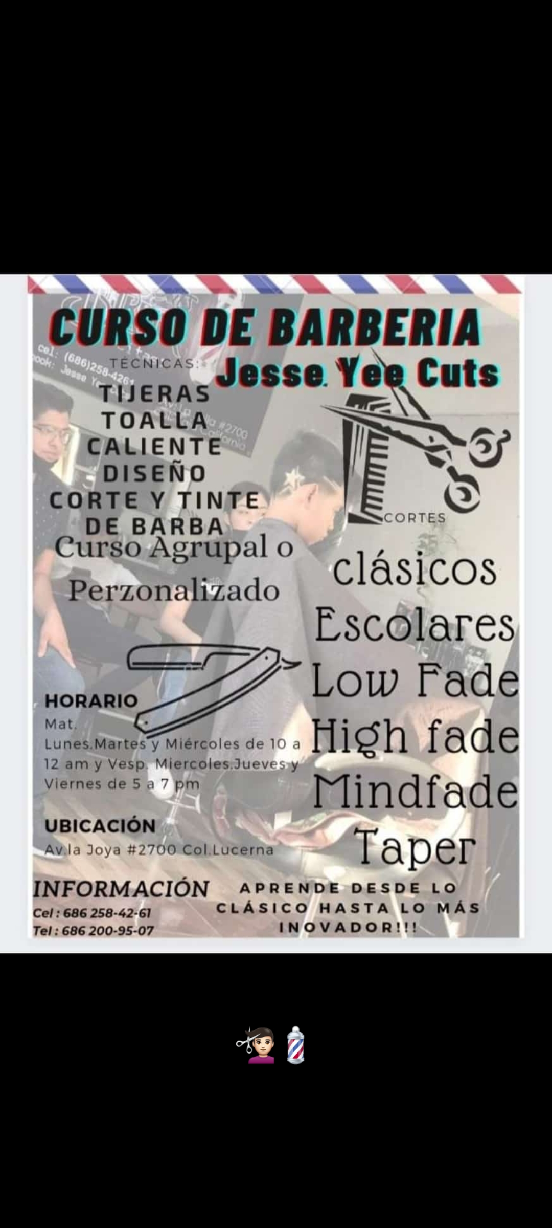 Curso De Barberia Jesse Yee Cuts Barbershop - Jaslin Olvera | Hotmart