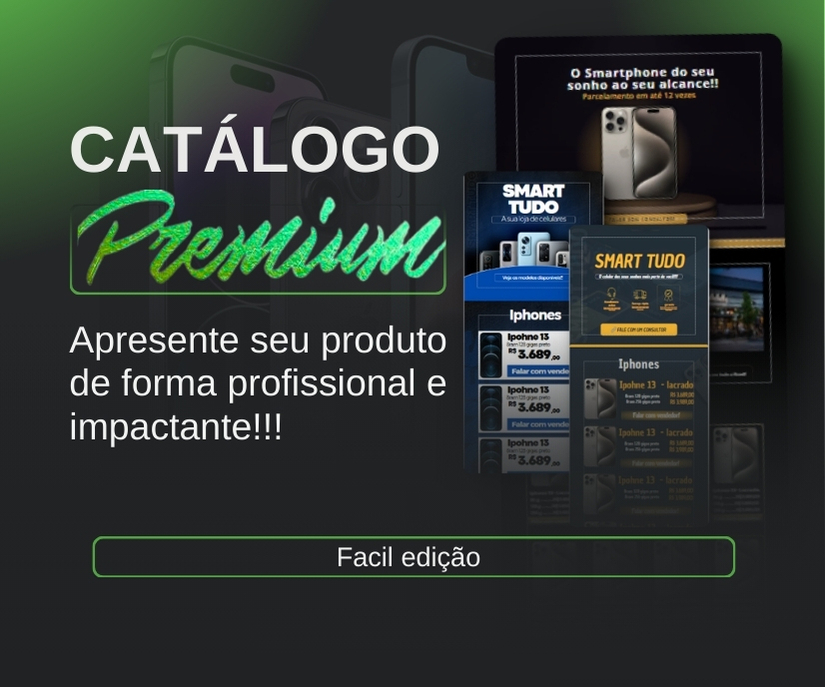 CATÁLOGO PREMIUM - Para Lojas De iPhone