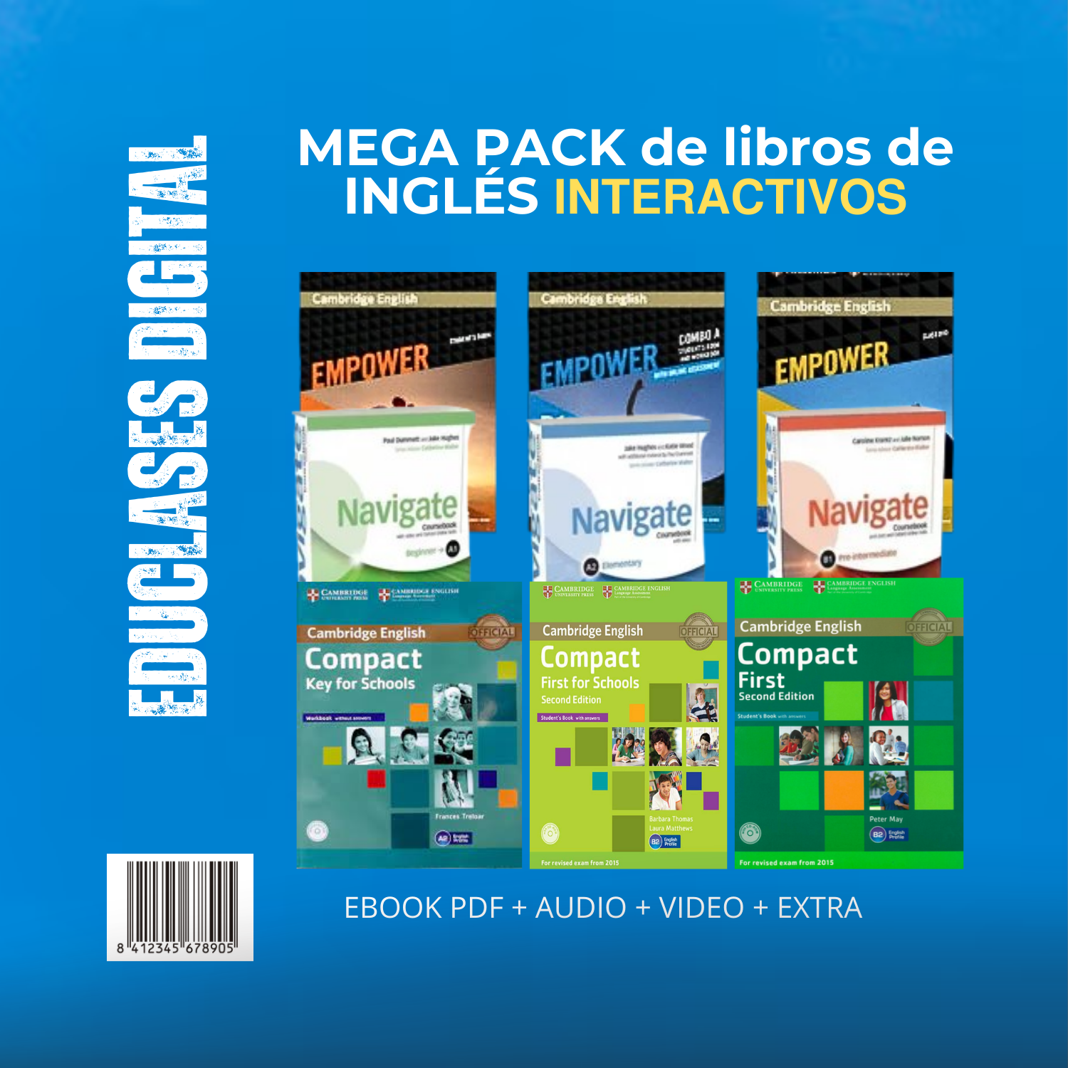 GRAN MEGA PACK de libros de INGLÉS 𝗜𝗡𝗧𝗘𝗥𝗔𝗖𝗧𝗜𝗩𝗢𝗦 - Digi...