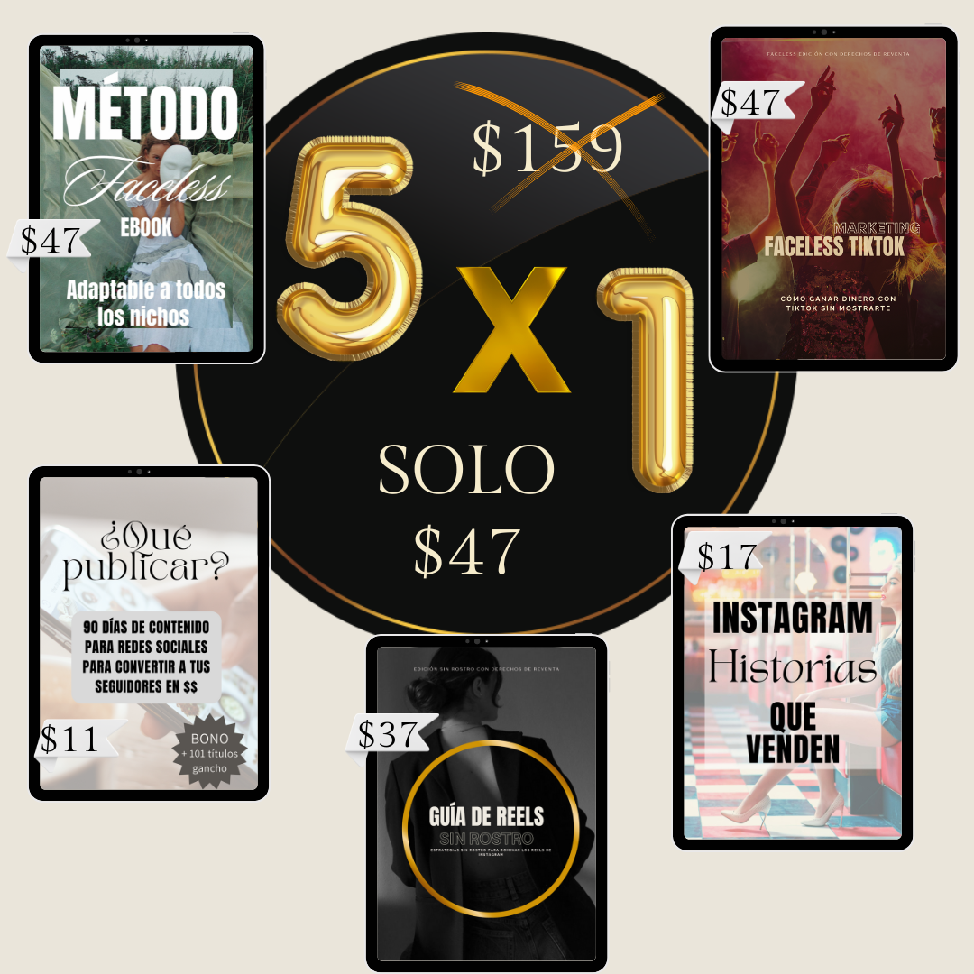 PACK EMPRENDE DIGITAL CON E-BOOK CON MRR (derecho de reventa)
