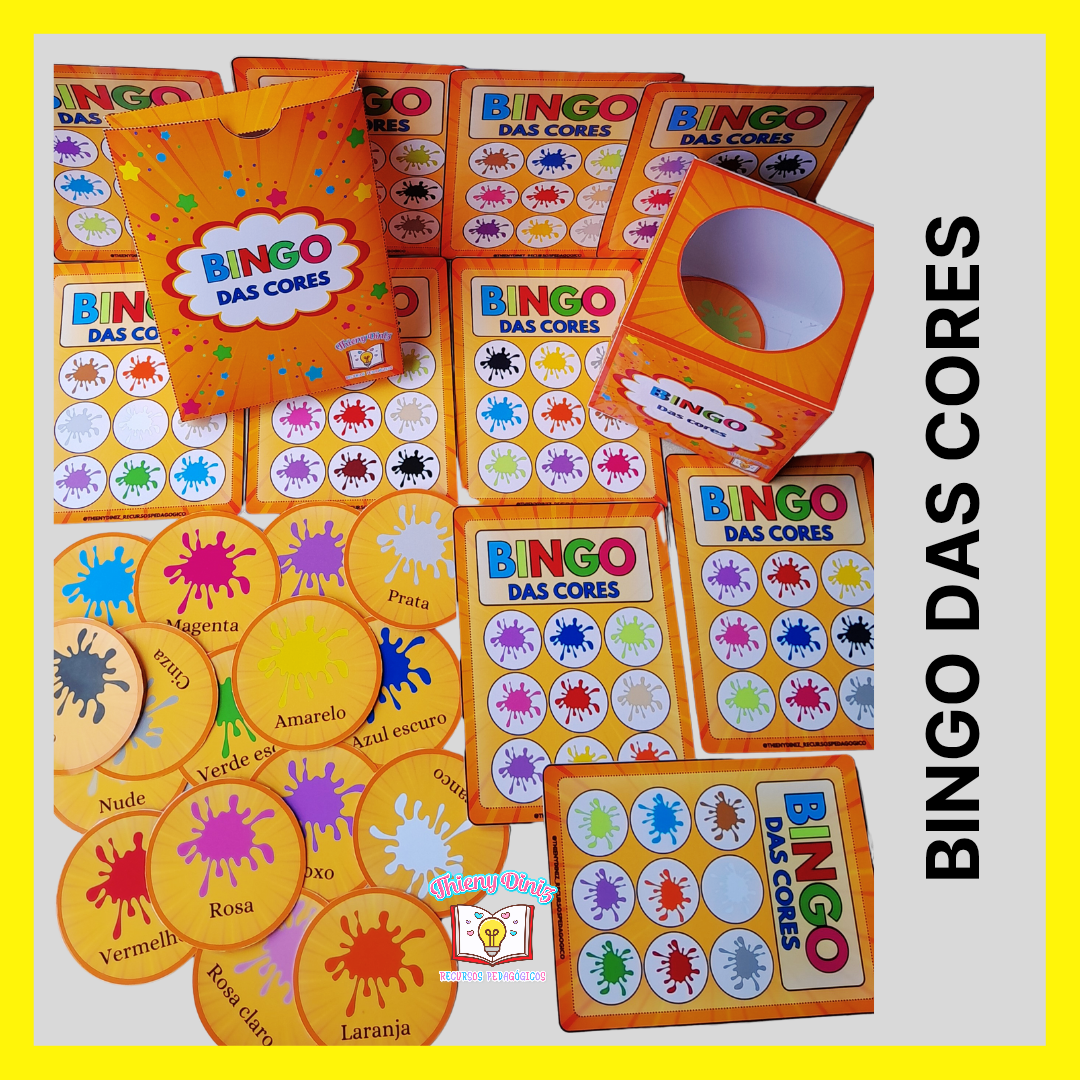 BINGO DAS CORES - Alciene Diniz da Silva | Hotmart