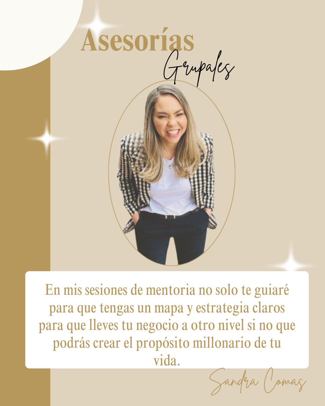 Asesoría Grupal - Sandra Comas | Hotmart