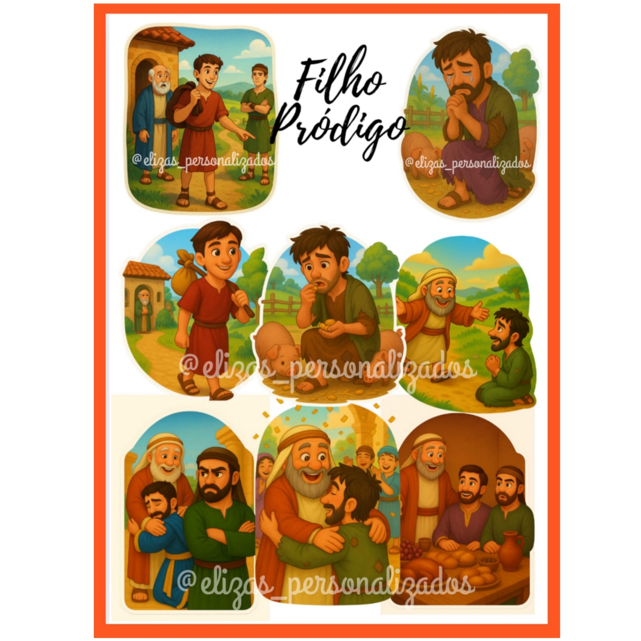 PARÁBOLA DO FILHO PRÓDIGO - RECURSOS VISUAIS PARA MINISTRAÇÃO - EL...