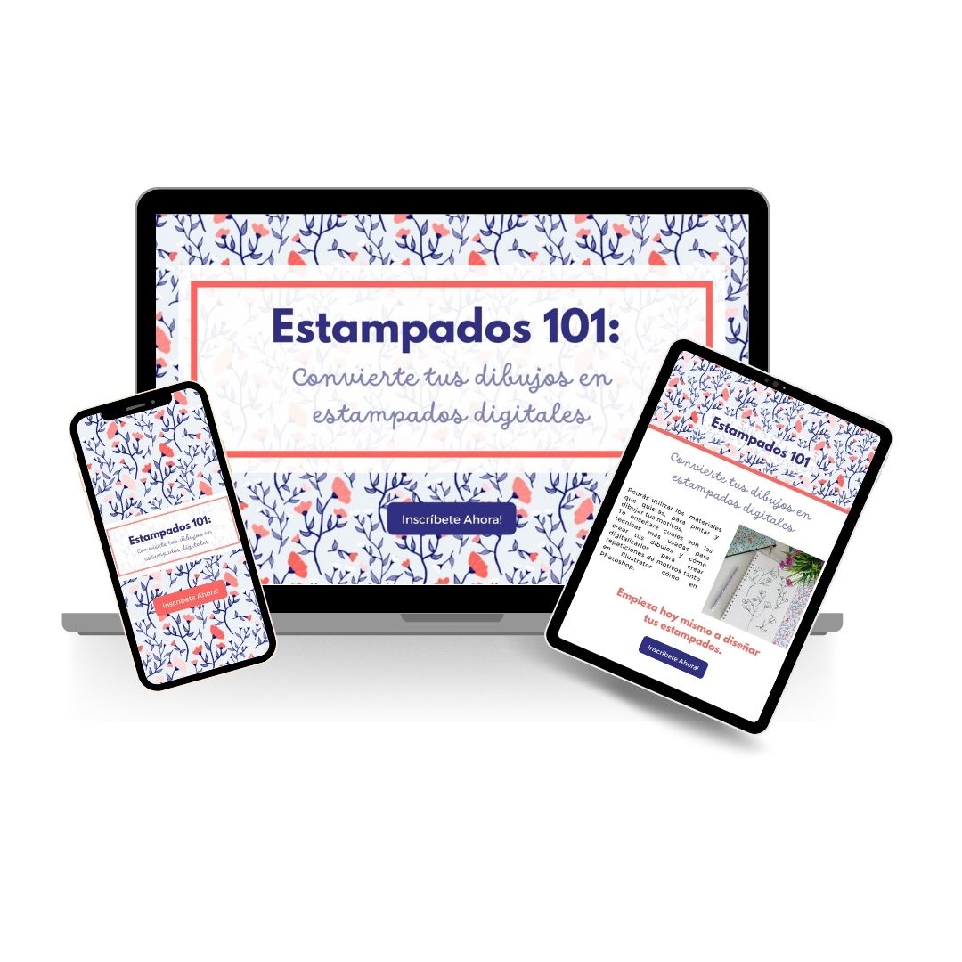 Curso online Estampados 101 - Laura Hernandez | Hotmart