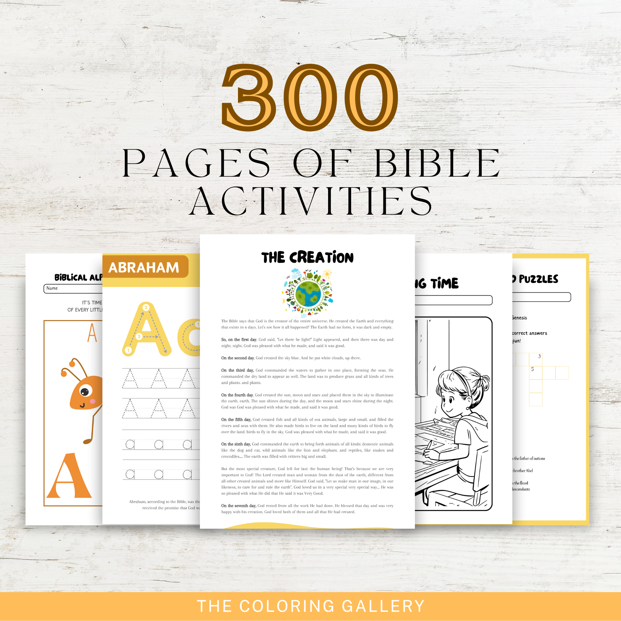 300 Bible Activities / Bible Adventures / Bible Book / Christian ...