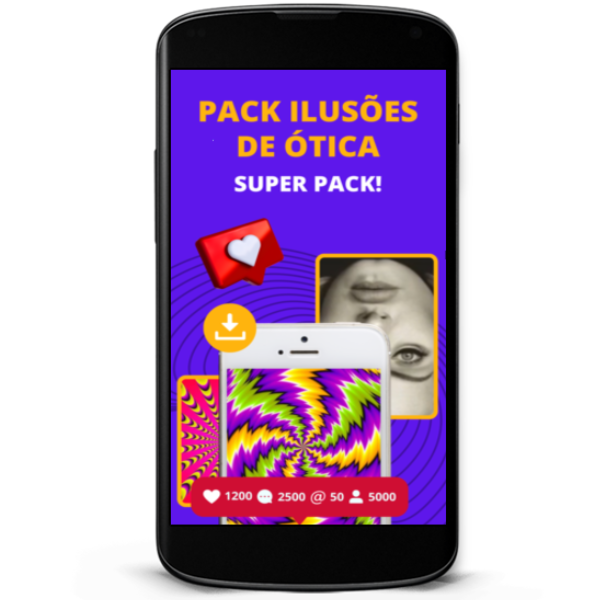 Pack Ilusões de Ótica (Super Pack) - Viralize Nas Redes Sociais!