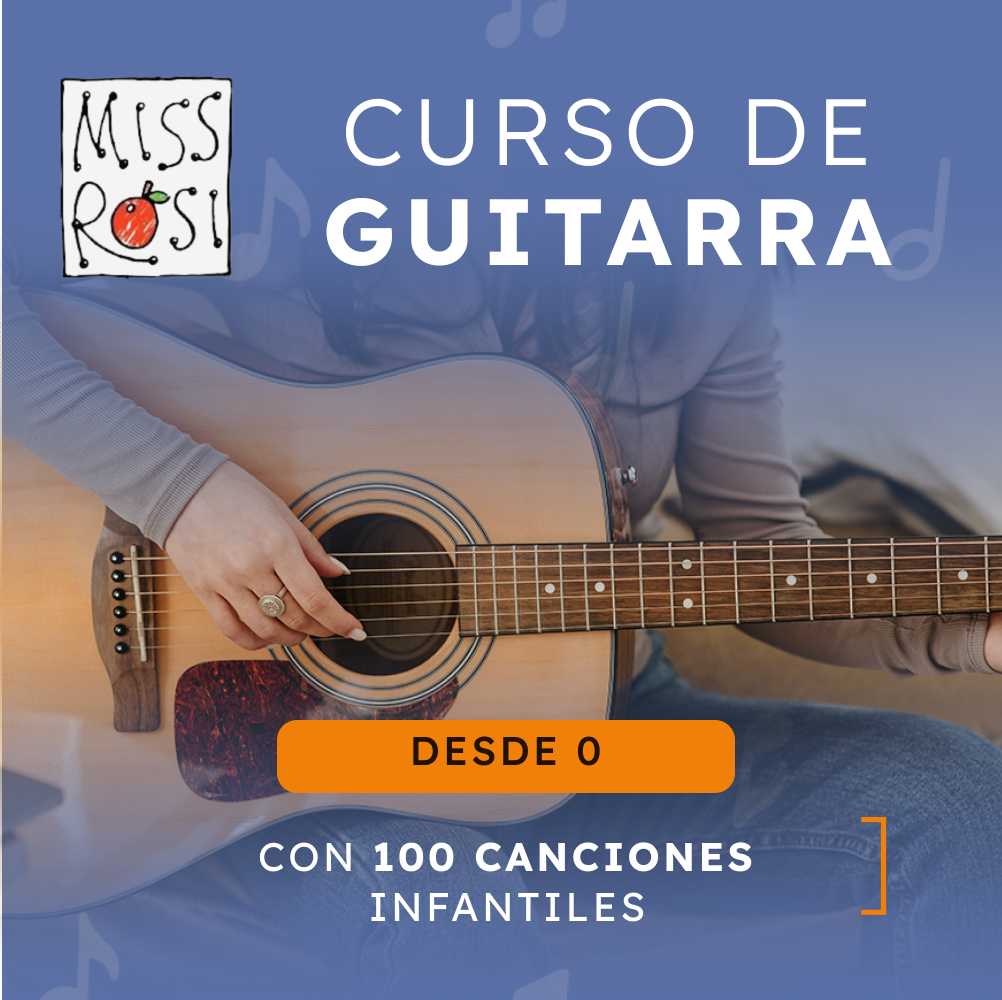 Curso de Guitarra con 100 canciones infantiles para Principiantes ...