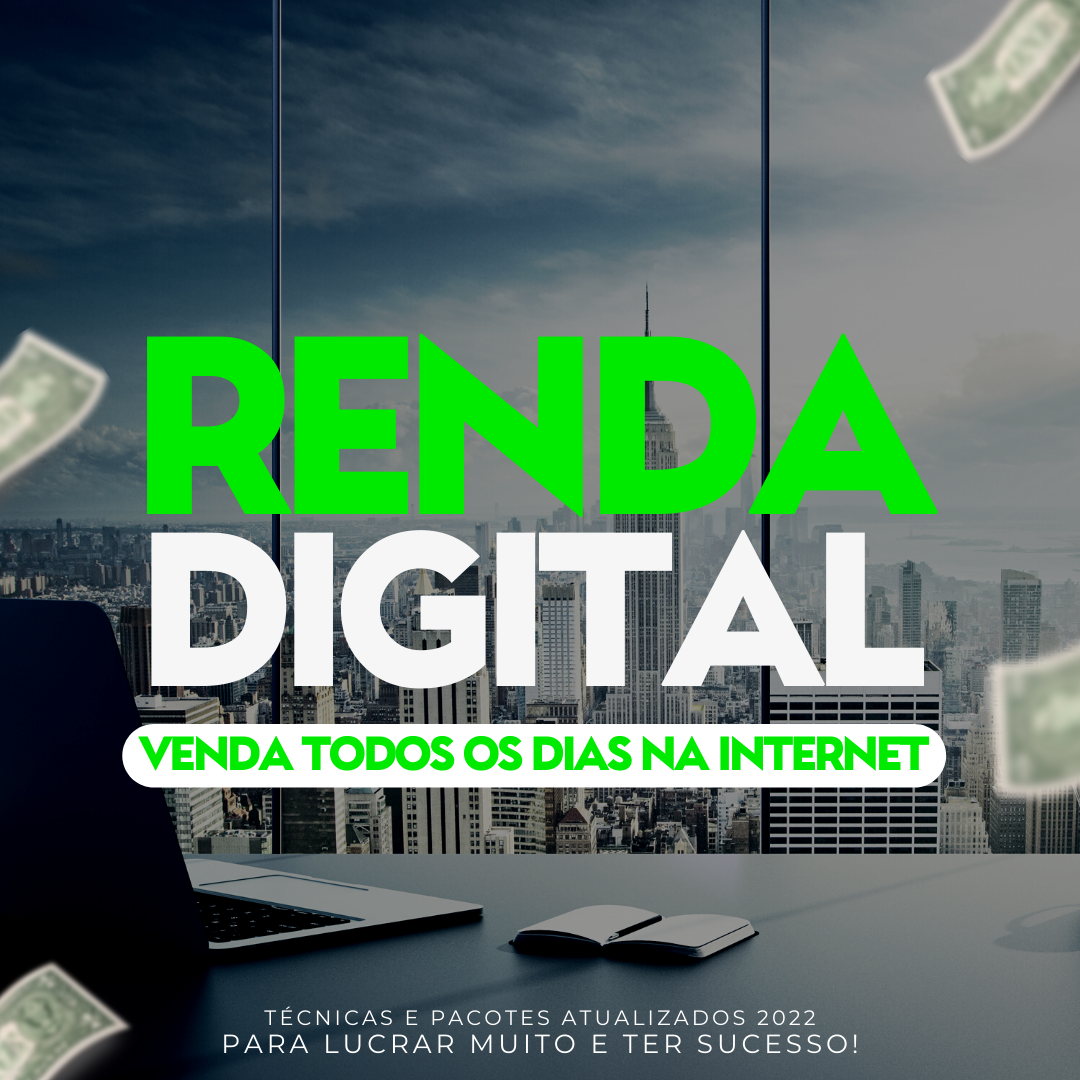 Renda Digital (1500 Ebook + 5 Bônus) | Hotmart