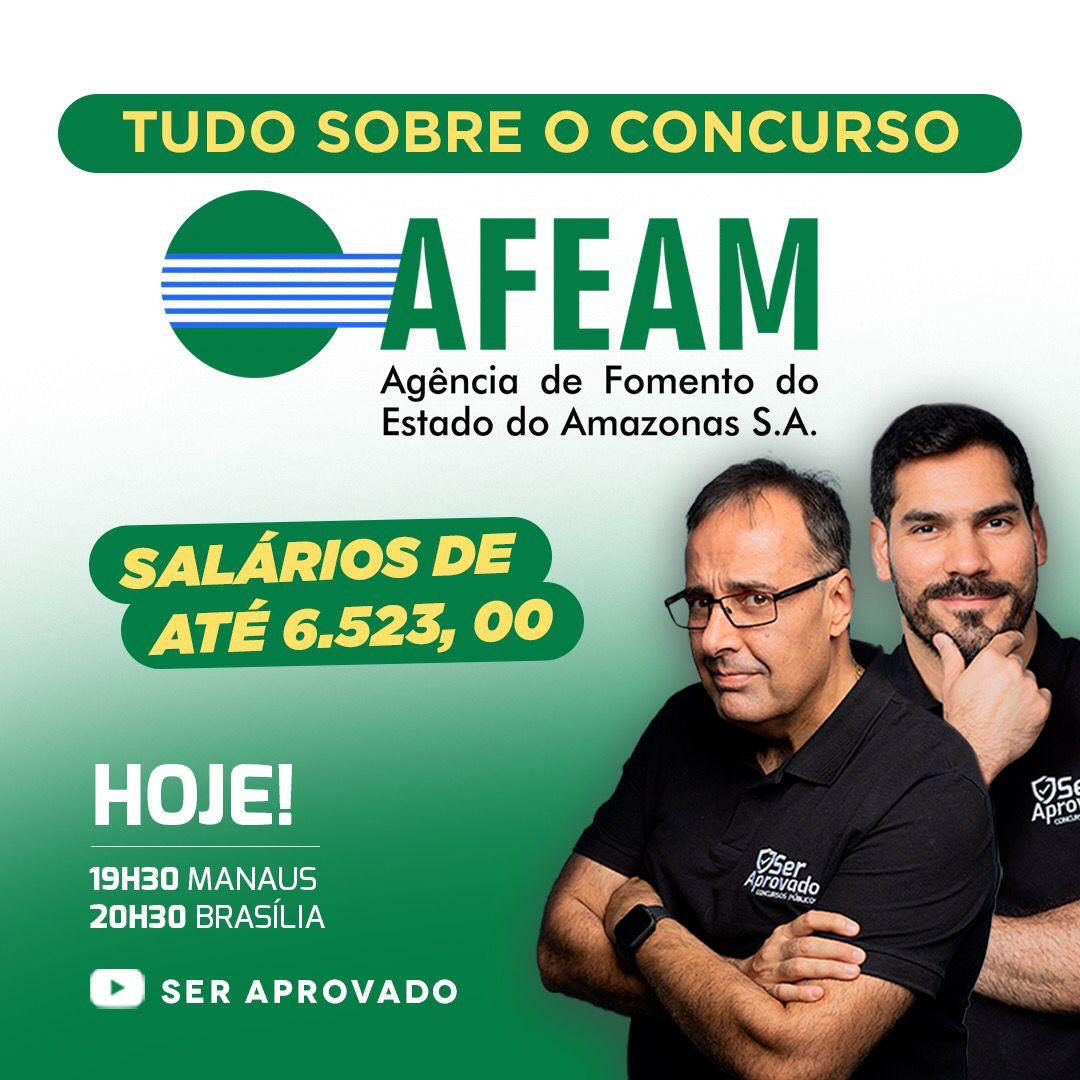 CONHECIMENTOS GERAIS AFEAM 60/60 - Ser Aprovado | Hotmart