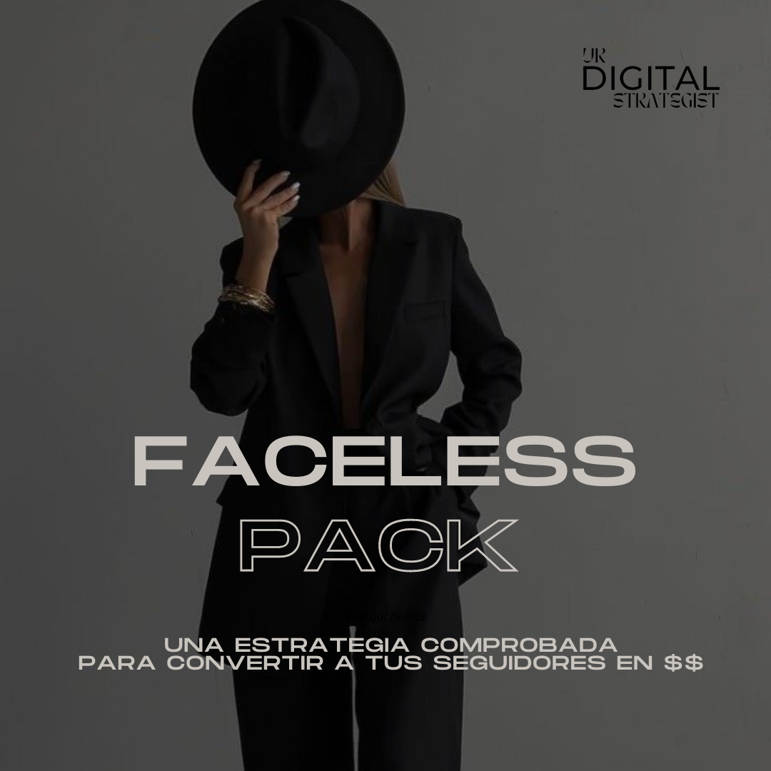 Faceless Pack - Ur digital Strategist - Anna Carla Zanazzo | Hotmart