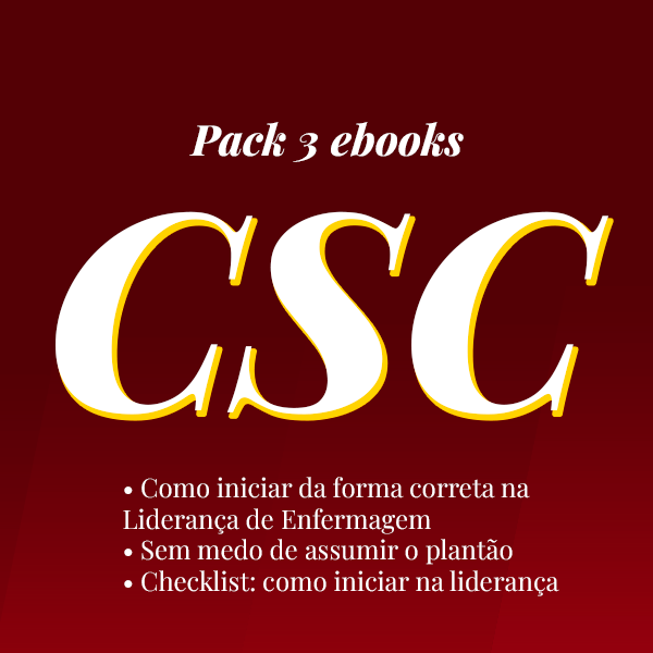 Pack 3 ebooks + 1 bônus - CSC