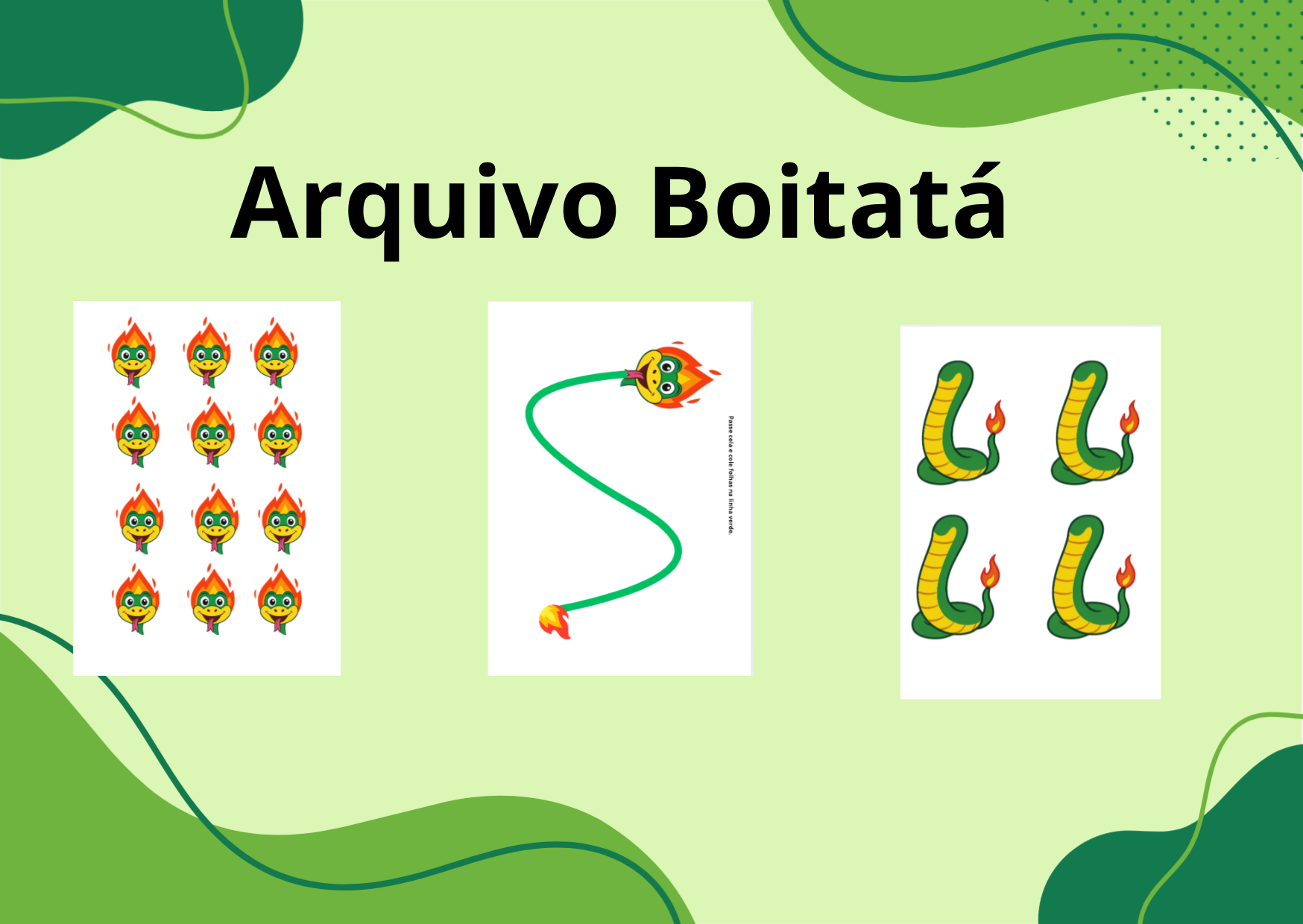 Descobrindo o Boitatá – Recurso Educativo - Professora Tamires | Ho...