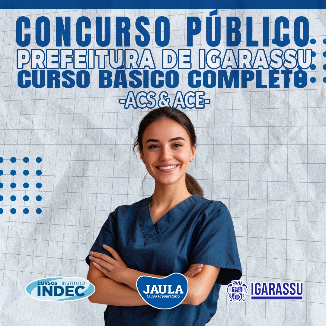 Curso Preparatório ACS e ACE - Prefeitura de Igarassu (Banca INDEC)...