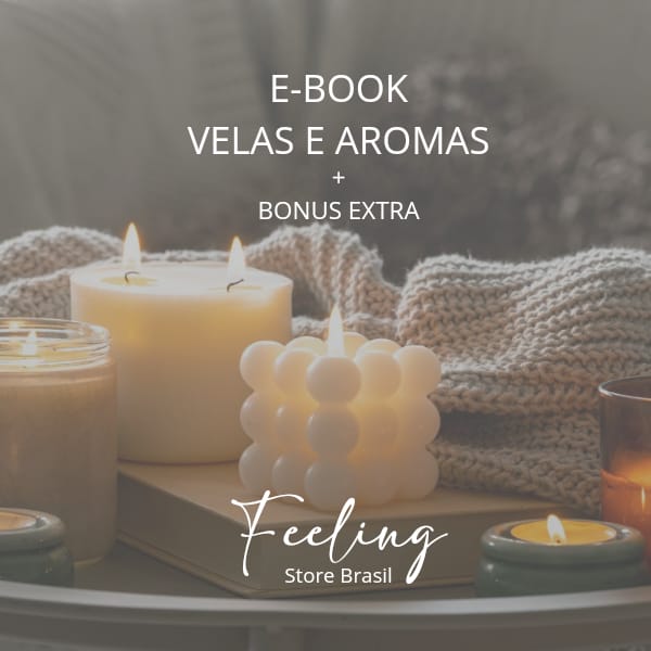 E-BOOK VELAS E AROMAS + BÔNUS