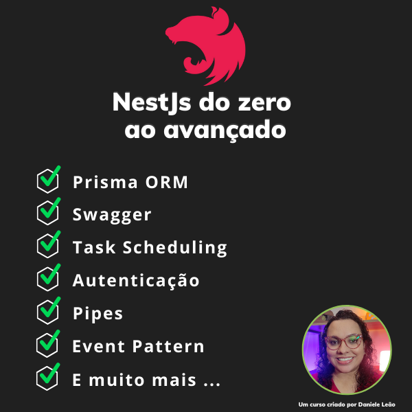 Curso De Nestjs Do Zero Ao Avançado Daniele Leão Evangelista Ho