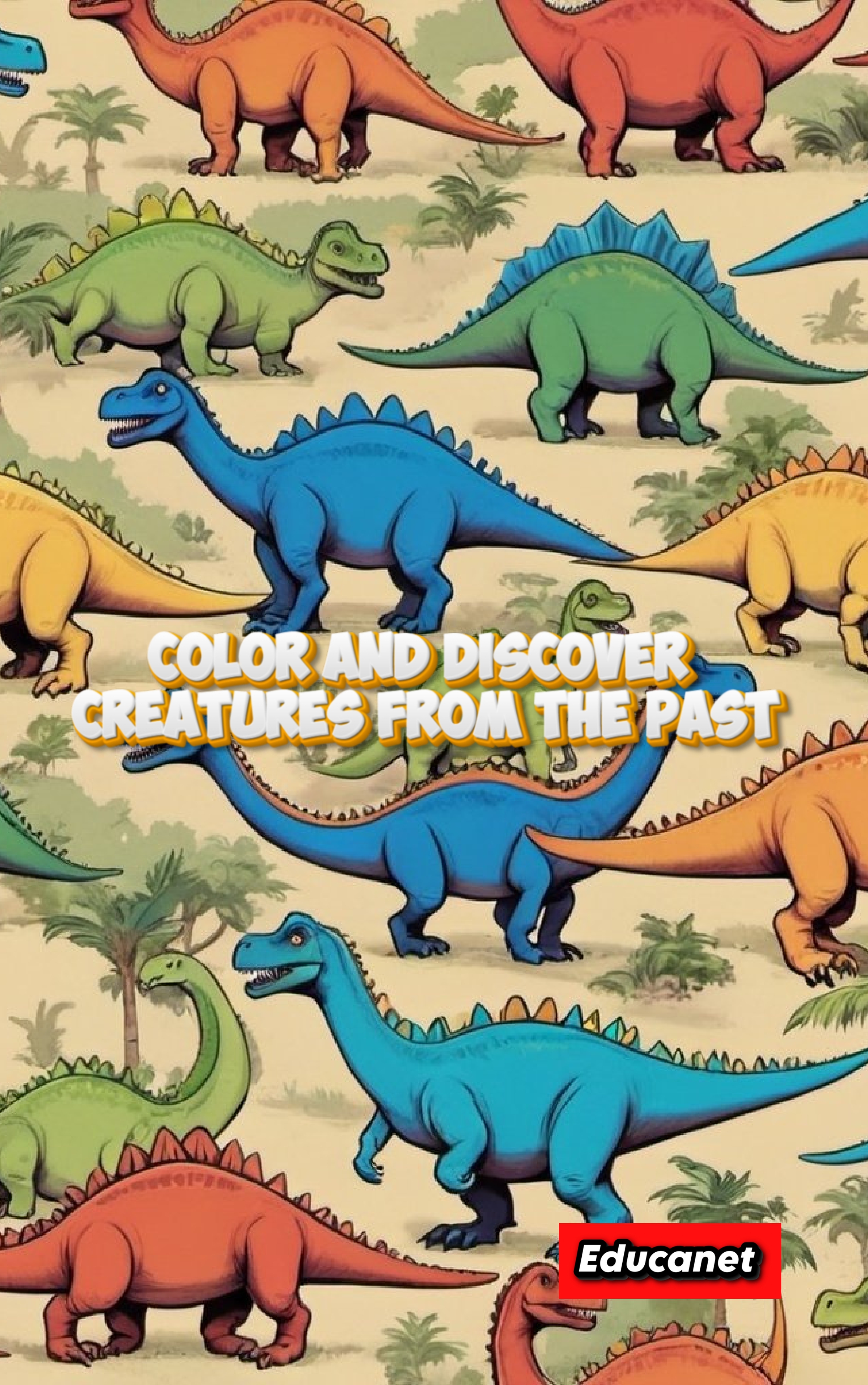 Color And Discover Creatures from the past