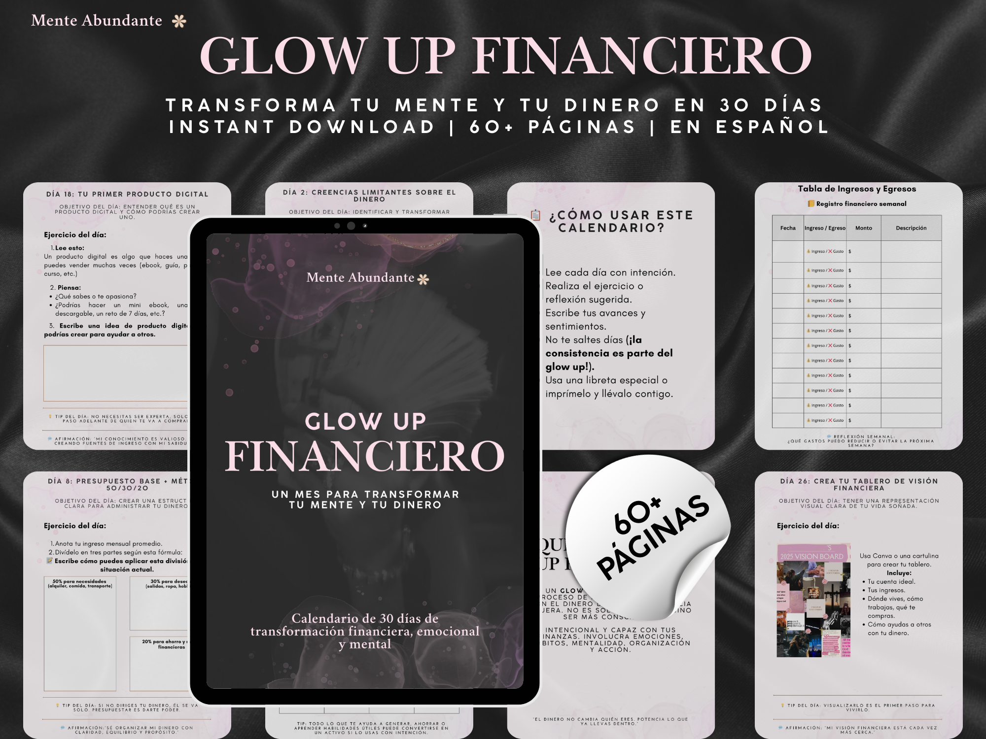 Glow Up Financiero: transforma tu mente y tu dinero en 30 días