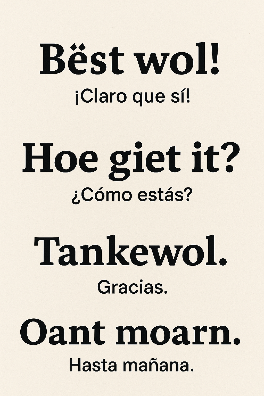 200 Frases Esenciales en Frisón Occidental (Frysk) - Shopping Mall ...