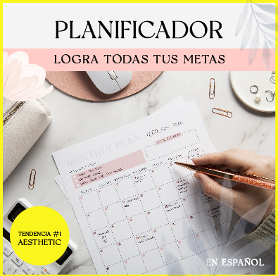 Planner para el éxito y cumplir tus metas. Planificador - Gabriela ...
