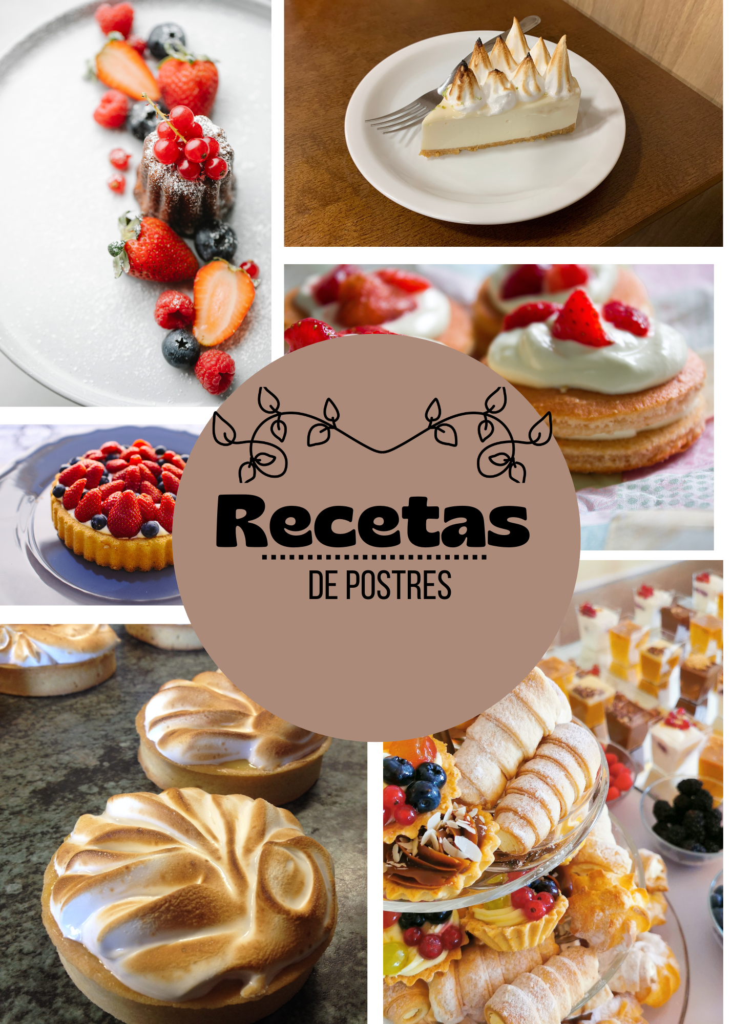 Portada para recetario de postres - Natalia Gonzales | Hotmart