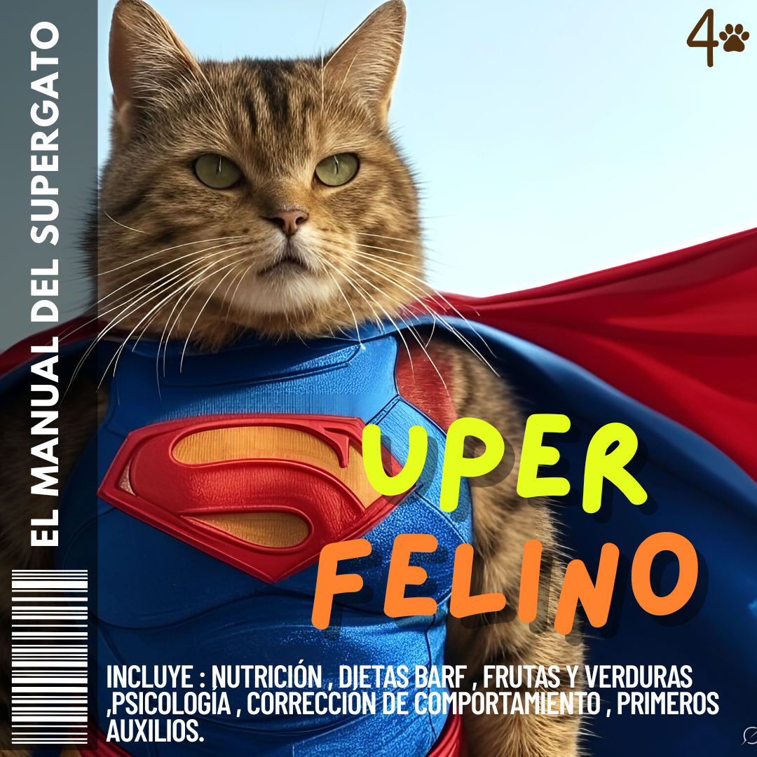 Super Felino ( El Manual del Super Gato) - 4 Patas | Hotmart