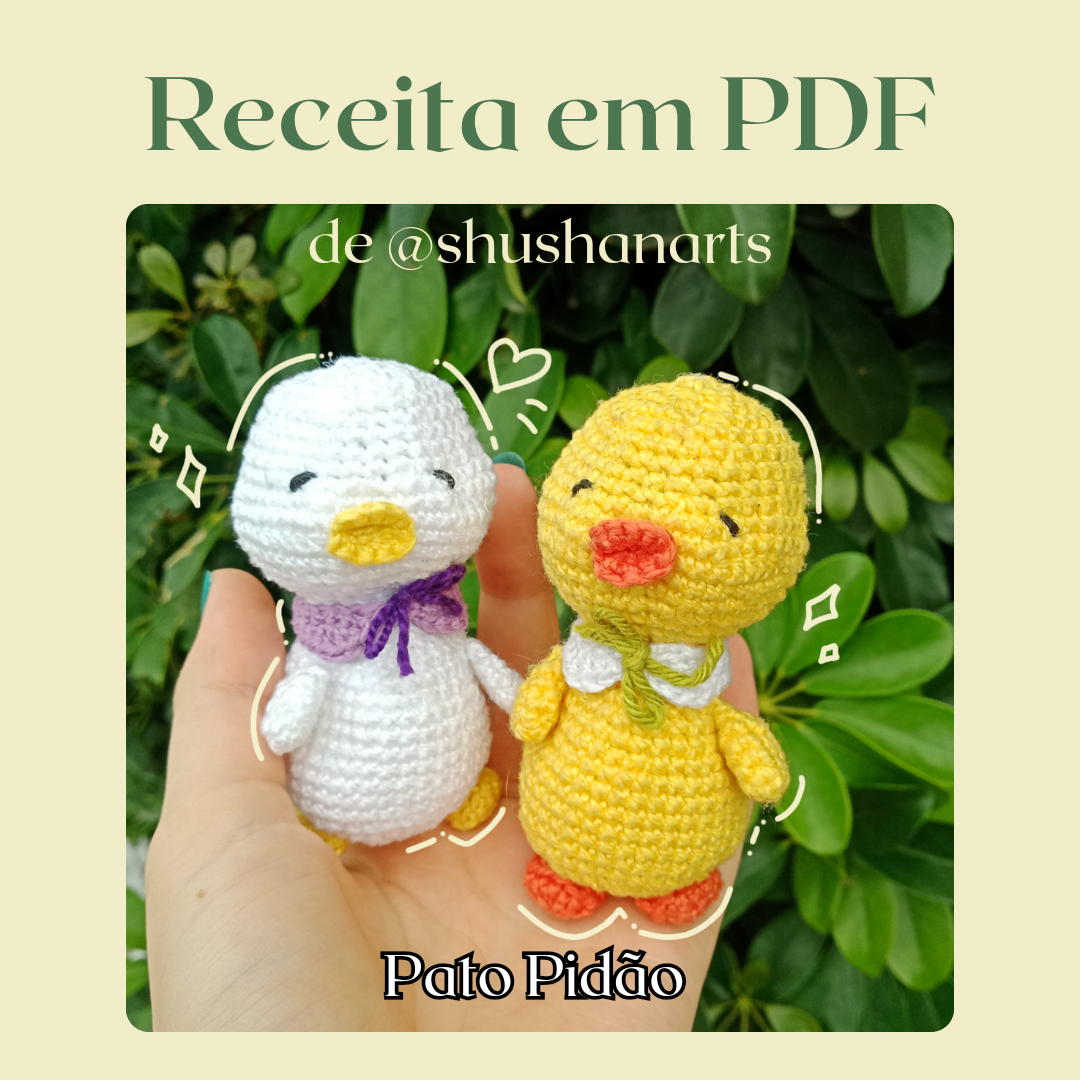 RECEITA PATO PIDÃO AMIGURUMI PT-BR (*APENAS A RECEITA!*) PDF