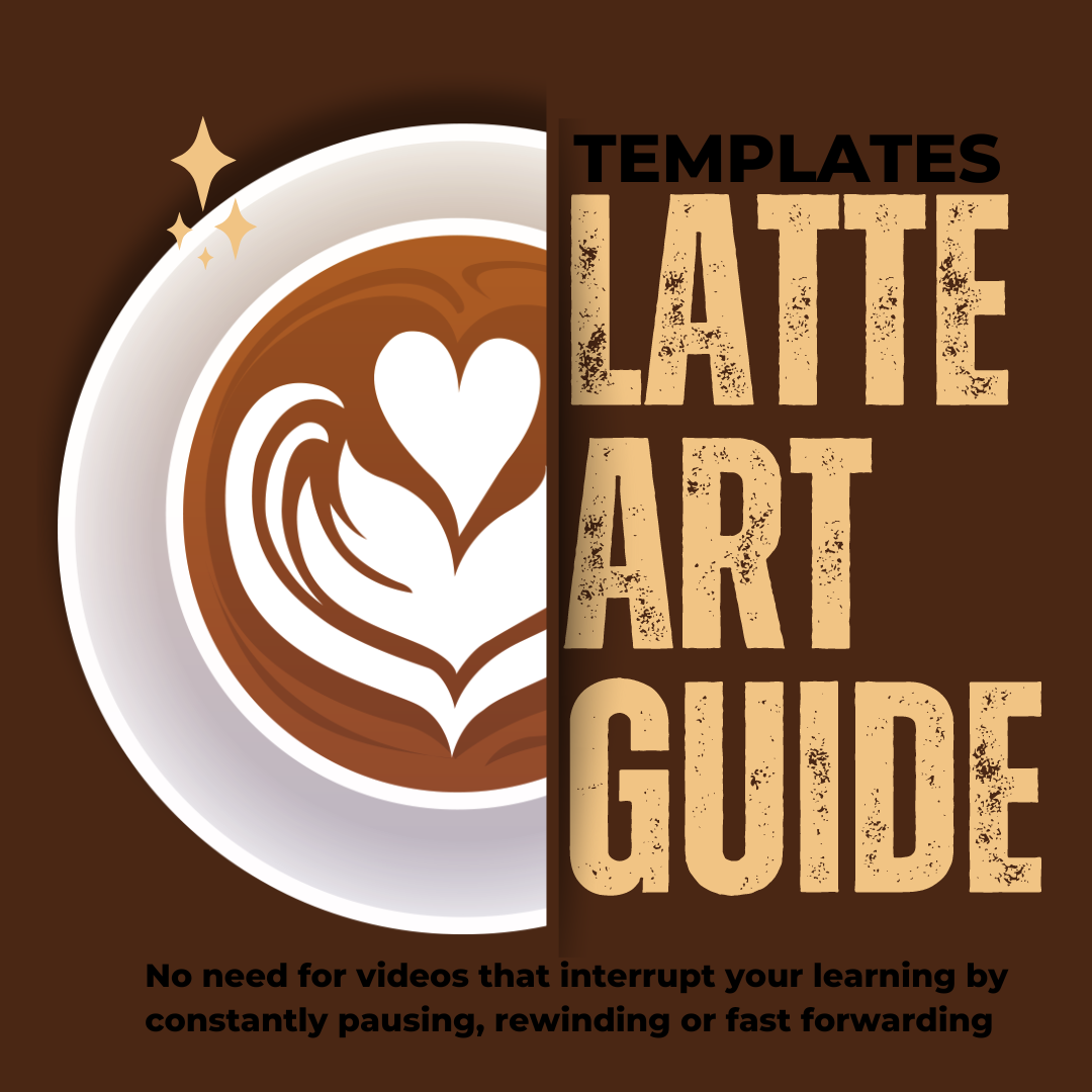 Latte art guide templates - Lezcano Gabriel | Hotmart