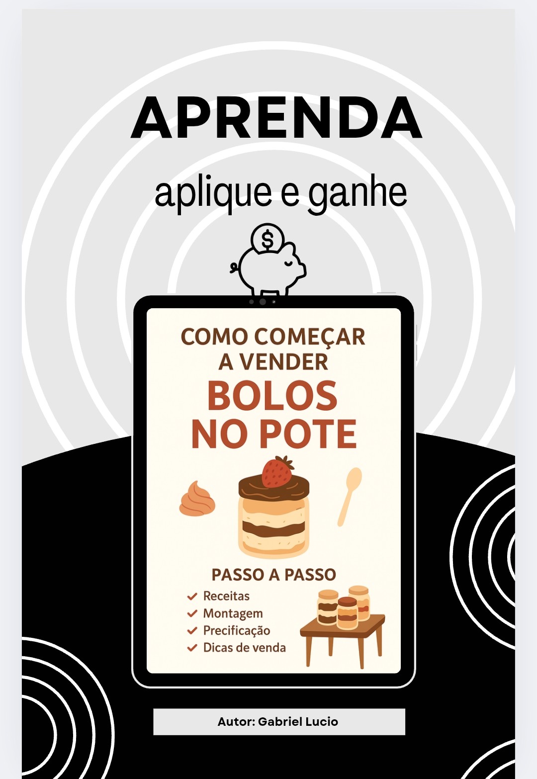Bolos de pote - aprenda e lucre. - Gabriel Lucio | Hotmart