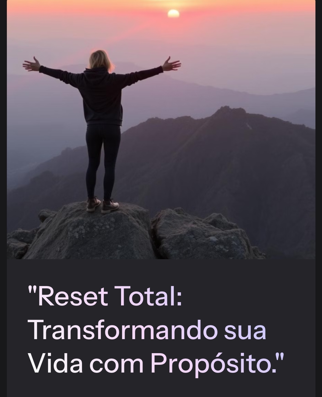 Reset Total : Transformando sua Vida com Propósito