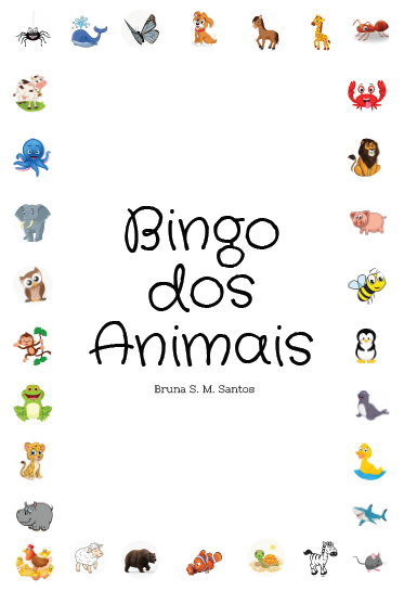 Bingo dos animais - Bruna da Silva Moura Santos | Hotmart
