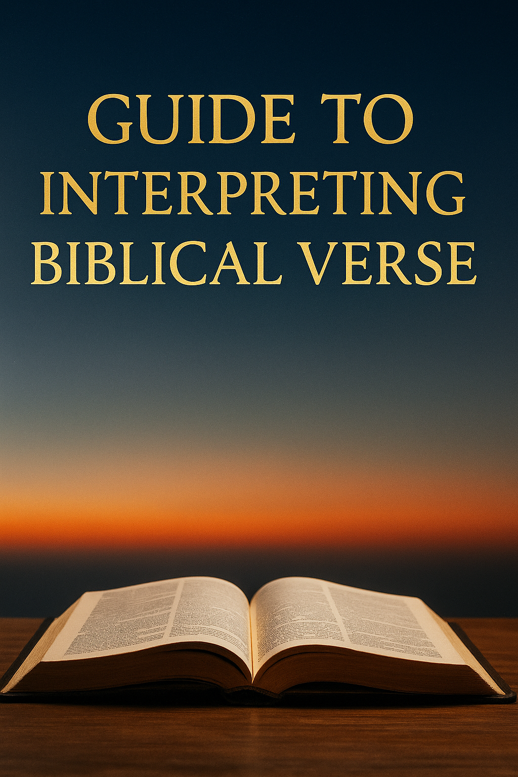 Guide to Interpreting Biblical Verse | Hotmart