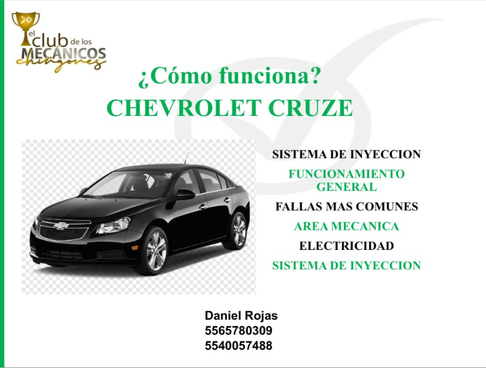 ¿Cómo funciona? CHEVROLET CRUZE - Daniel Rojas | Hotmart