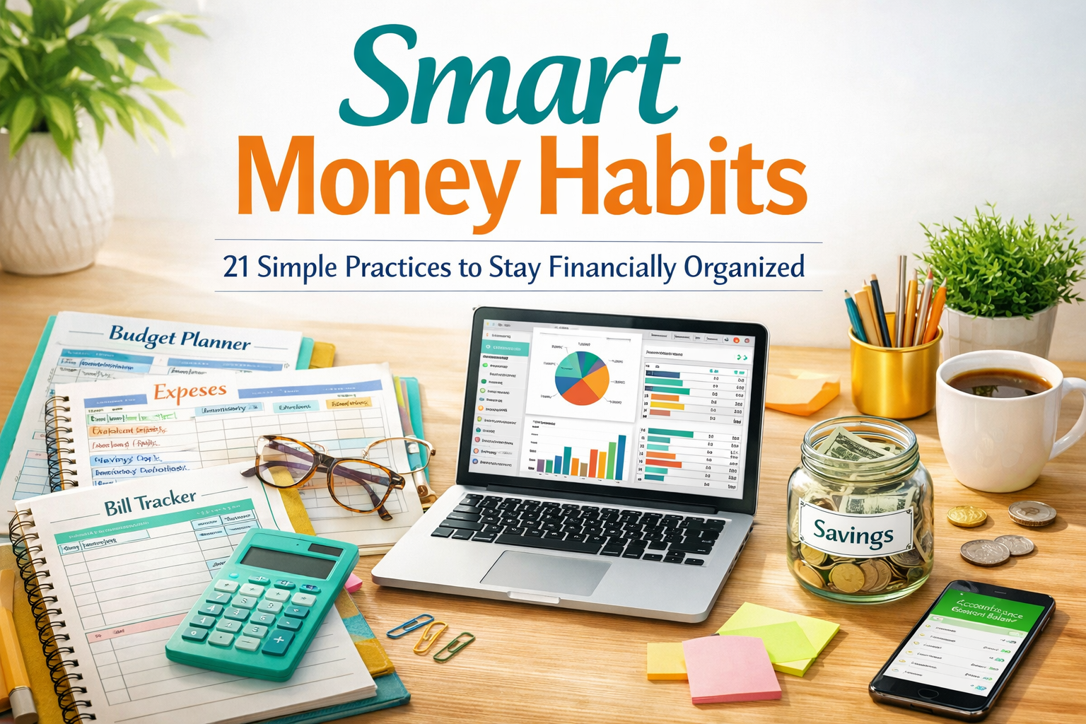 Smart Money Habits: 21 Simple Practices to Stay Financially Organiz...