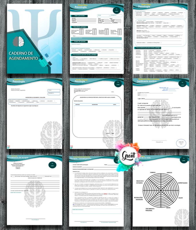 Pacote com o Material Gráfico para Psicólogos - Great | Hotmart