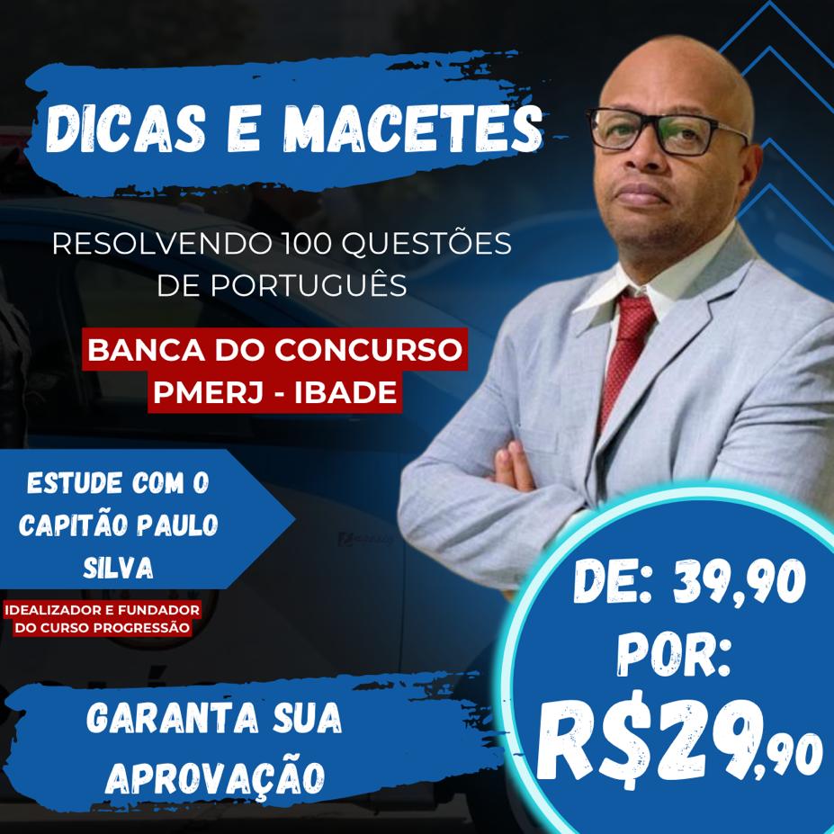 Português com o capitão 100 questões PMERJ resolvidas! - RAFAEL LOP...