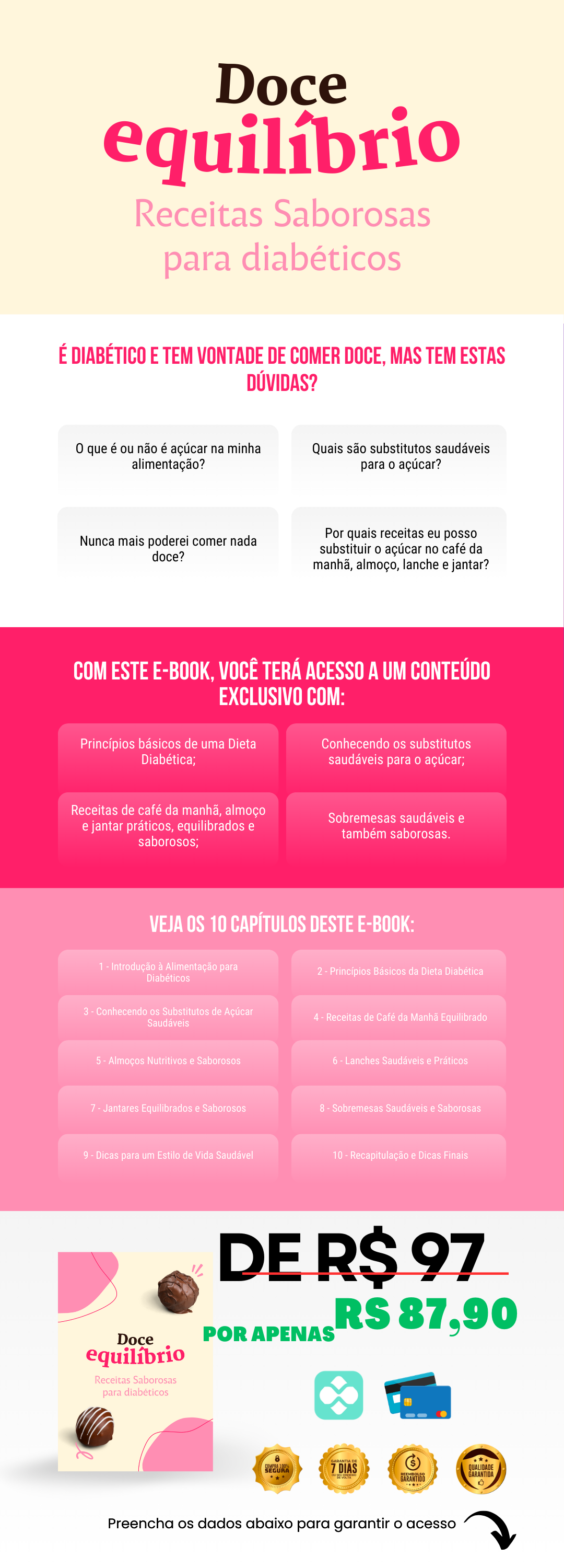 Doce Equilíbrio Receitas Para Diabéticos - Jailson Brito santos | H...