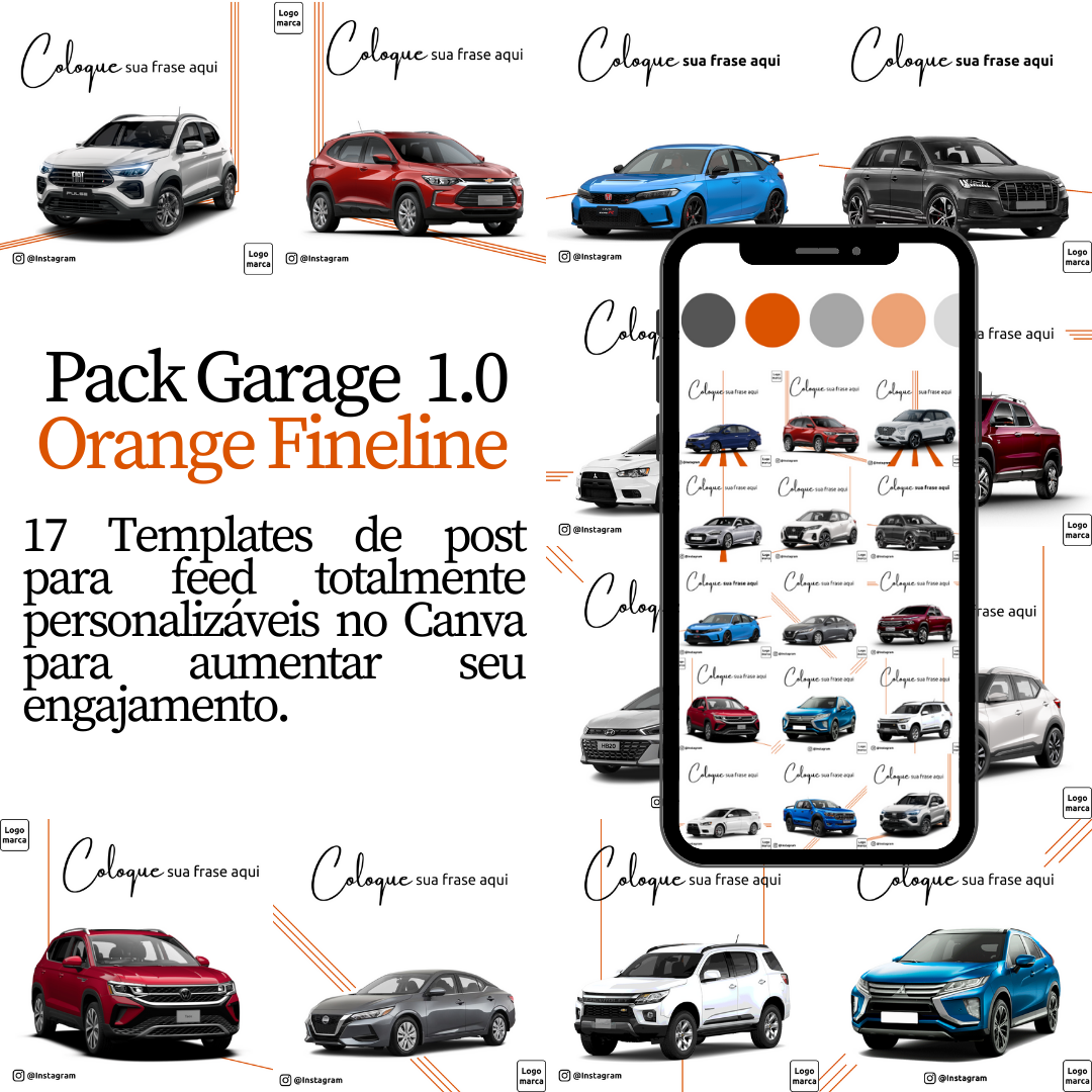 Pack Garage 1.0 - Orange Fineline - RAFAEL KENJI | Hotmart
