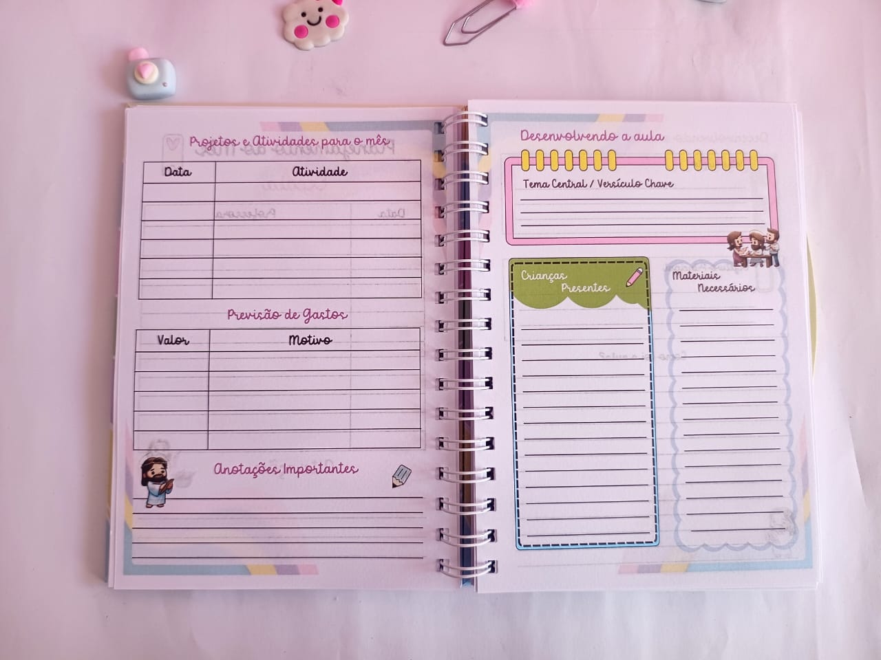 Planner Ministério Infantil - Ana Flávia Camilo Virgulino | Hotmart