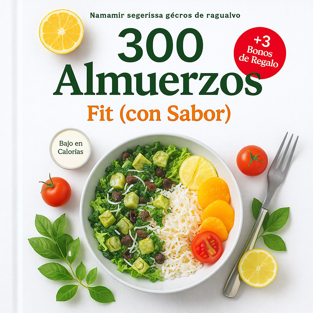 300 Almuerzos Fit (con Sabor) - Dra. Laura Goméz | Hotmart