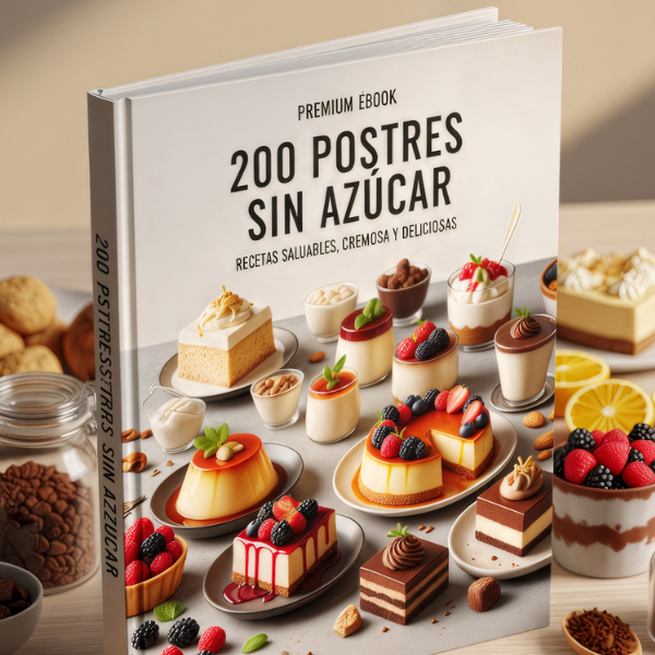 200 Postres Sin Azúcar – Recetas Saludables, Cremosas y Deliciosas ...