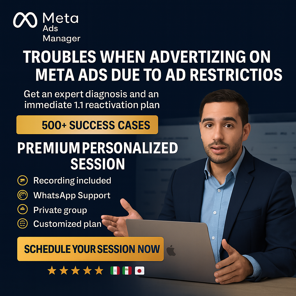 Premium Personalized Session - Meta Ads Manager Help - Héctor Colin...