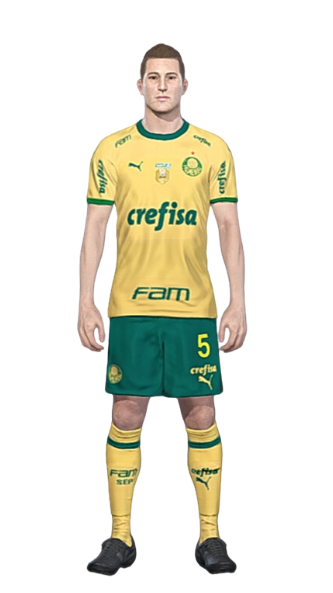 Palmeiras Kit do uniforme 3 24/25 para PES2018 Ps3 - Felipe Douglas...