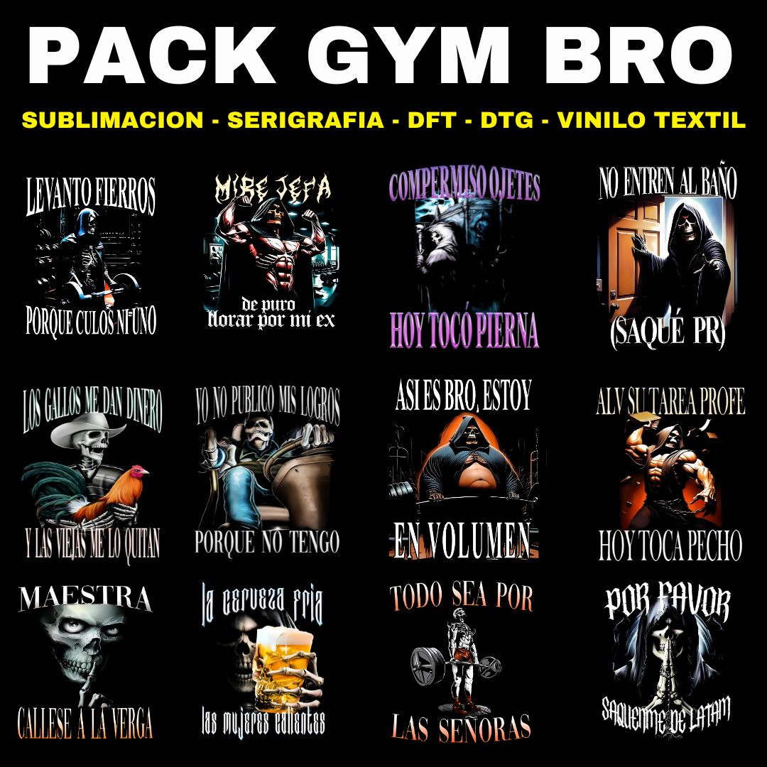 PACK GYM BRO