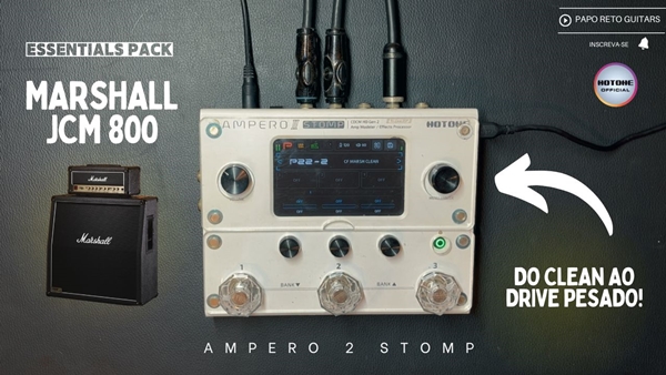 CF - PACK AMPERO 2 STOMP MARSHALL JCM800 ESSENTIALS - Cleiton Ribei...