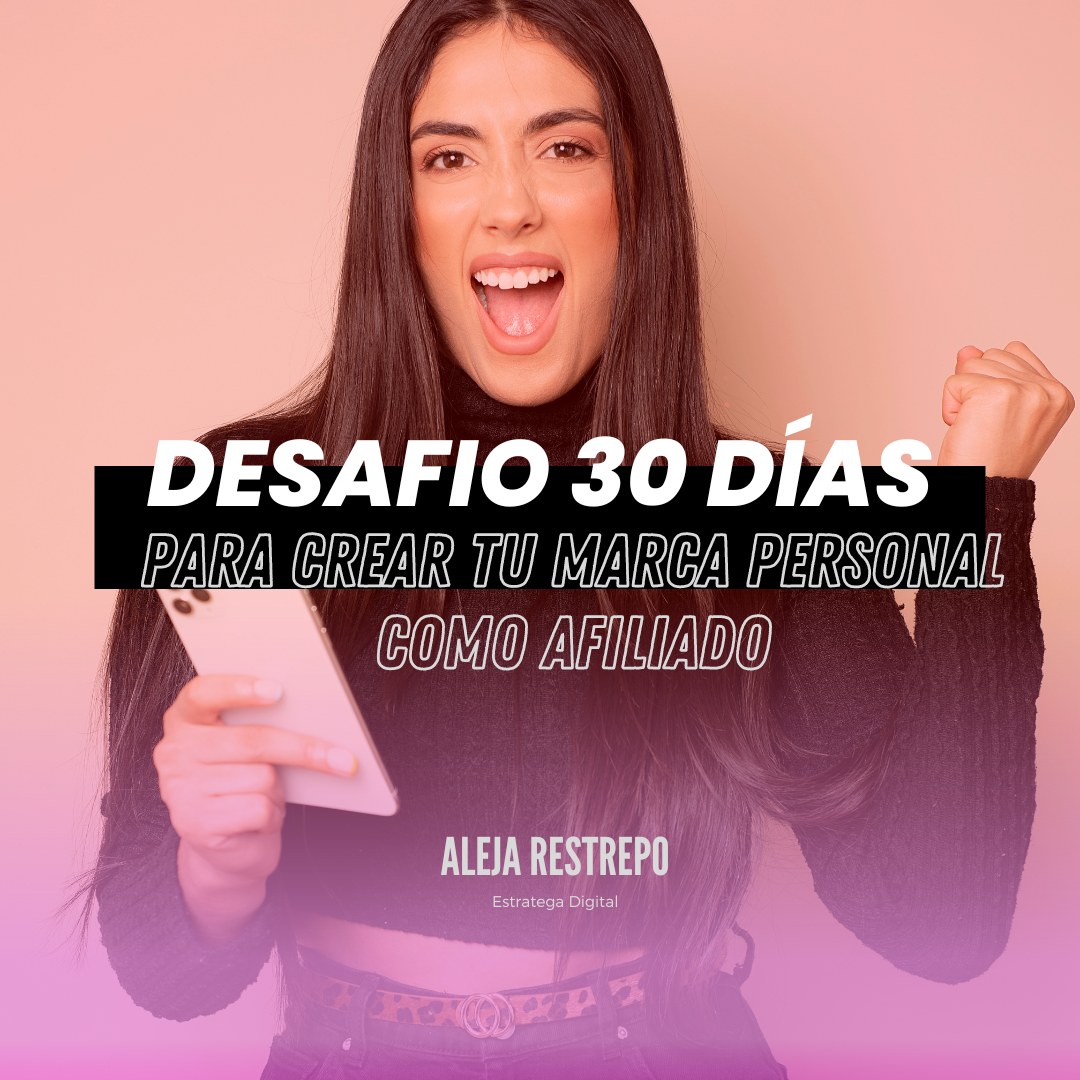 Desafío 30 días para crear tu marca personal como afiliado - Maria ...